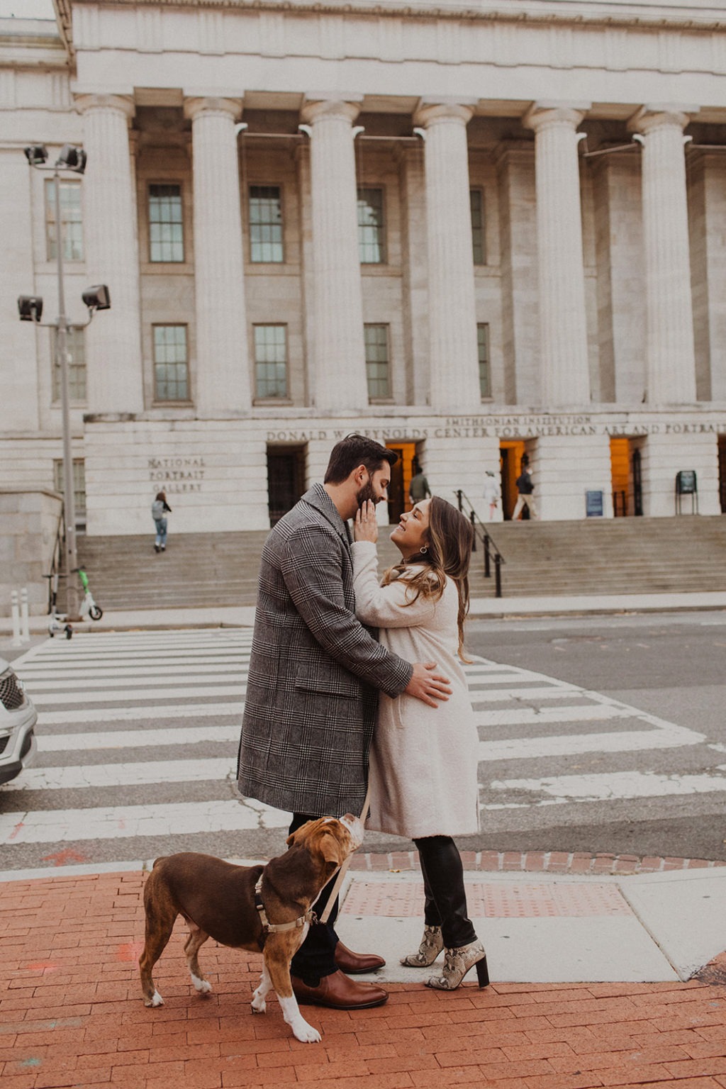 Washington, DC Winter City Engagement Photos | Shelly Pate Photography