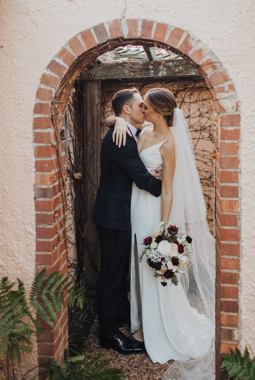 Classic Tuxedo Wedding with Velvet Winter Twist